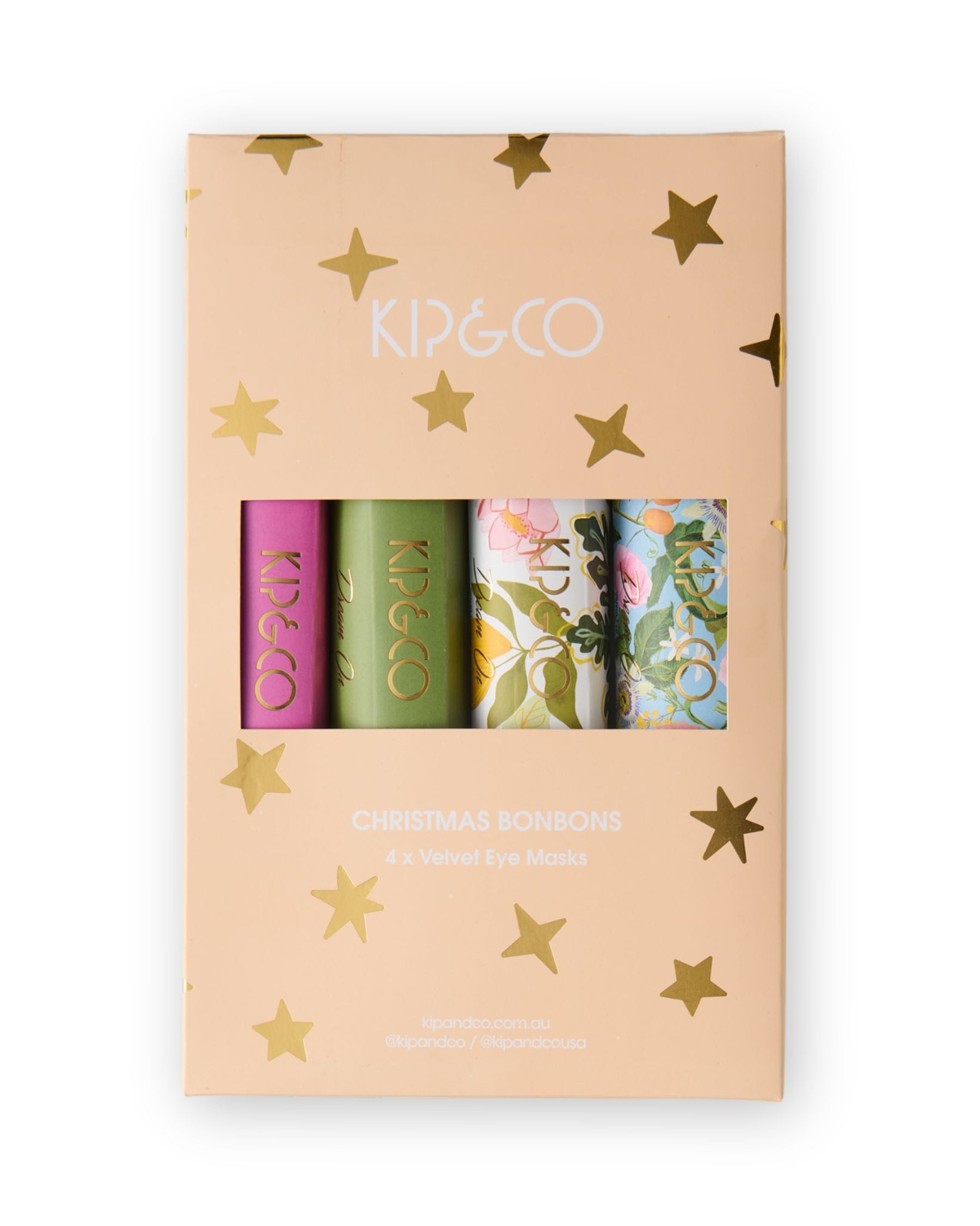 Festive Cheer Velvet Bon Bon Eye Mask 4P Set One Size – Marlbro House