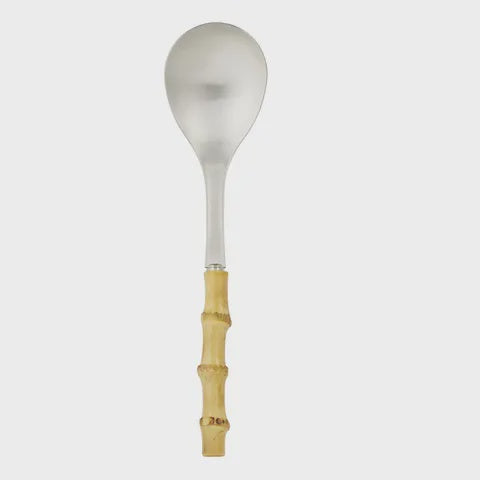 Bebe Stainless Steel Bamboo Serving Spoon – Marlbro House